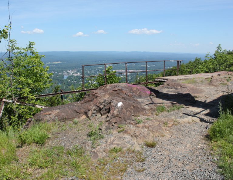 View from Summit House, Mount Tom, Holyoke, Mass. - Lost New England