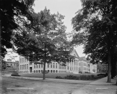 Chestnut Junior High School, Springfield, Mass - Lost New England