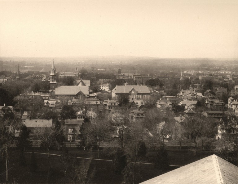 View from the Arsenal Tower, Springfield, Mass (1) - Lost New England