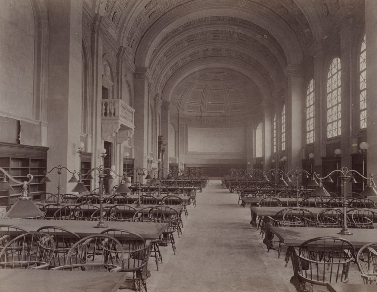Bates Hall, Boston Public Library (2) - Lost New England