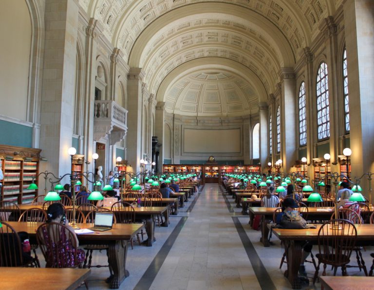 Bates Hall, Boston Public Library (2) - Lost New England