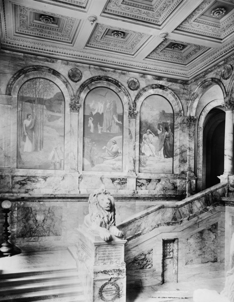 Grand Staircase, Boston Public Library (2) - Lost New England