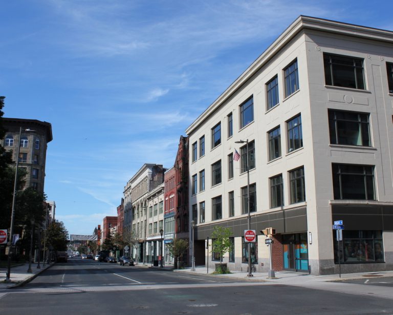 High Street from Dwight Street, Holyoke, Mass - Lost New England