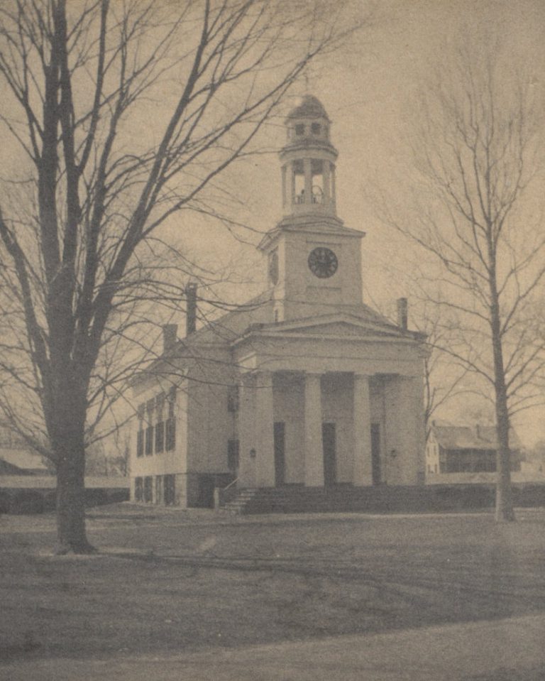 First Parish Church, Concord, Mass - Lost New England