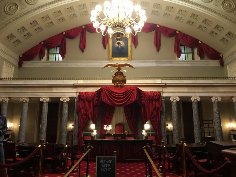 Old Senate Chamber, US Capitol, Washington, DC - Lost New England